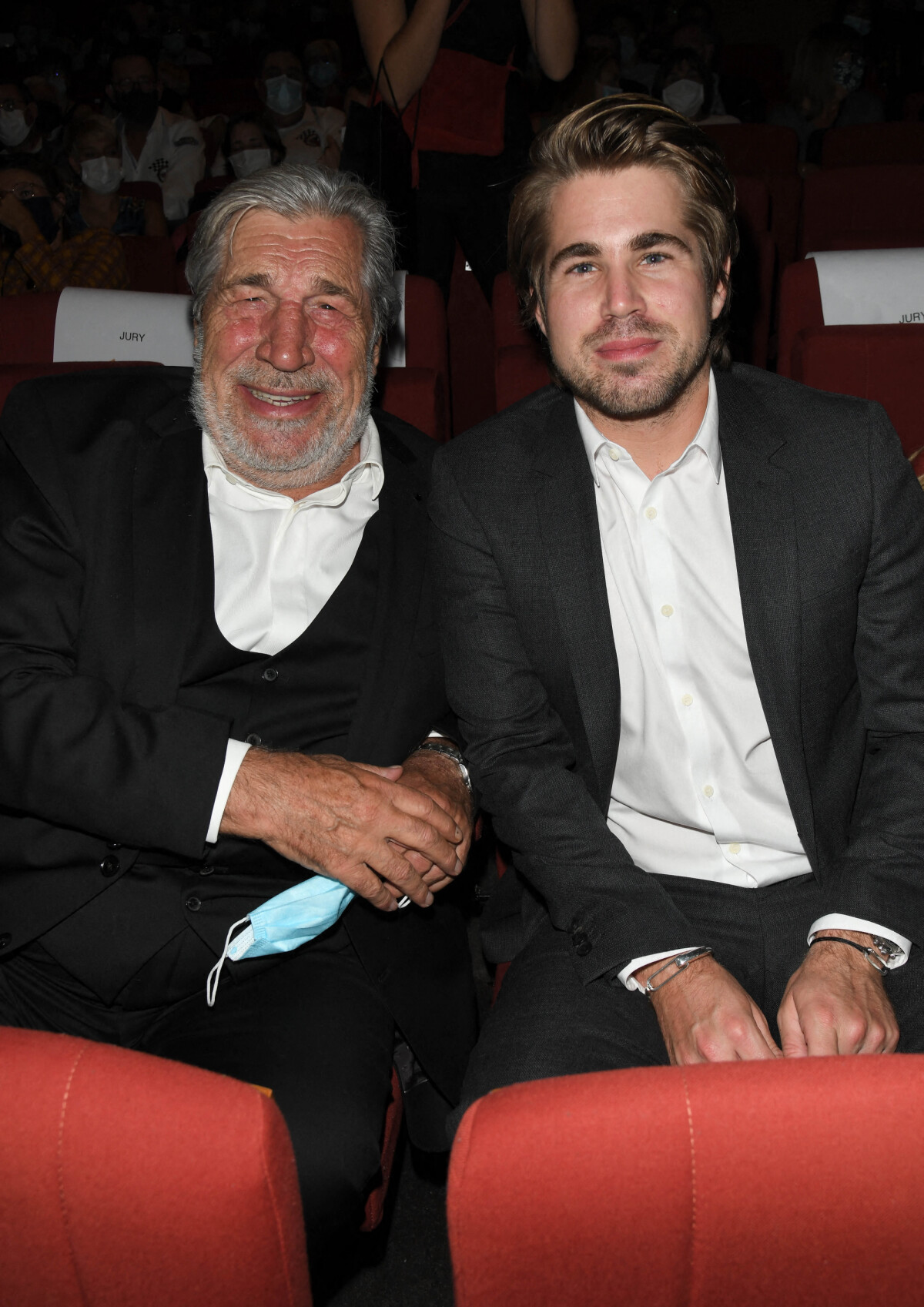 Photo : Jean-Pierre Castaldi et son fils Giovanni Castaldi lors de la ...
