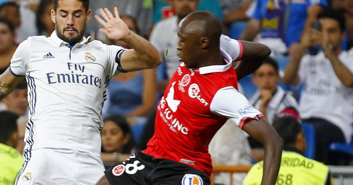 Antoine Conte lors du match opposant le Real Madrid et son club du ...