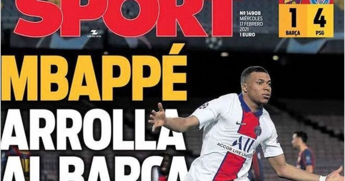 Kylian Mbappé en couverture de magazines de sport espagnols. Auteur d ...