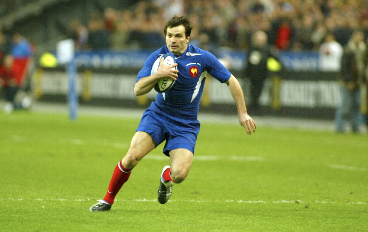 Photo : Au Stade de France à Saint-Denis, Christophe Dominici lors du ...
