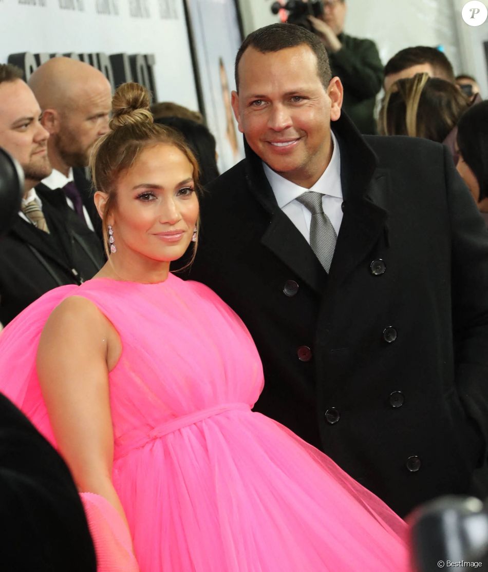 Jennifer Lopez et son compagnon Alex Rodriguez au photocall de la ...