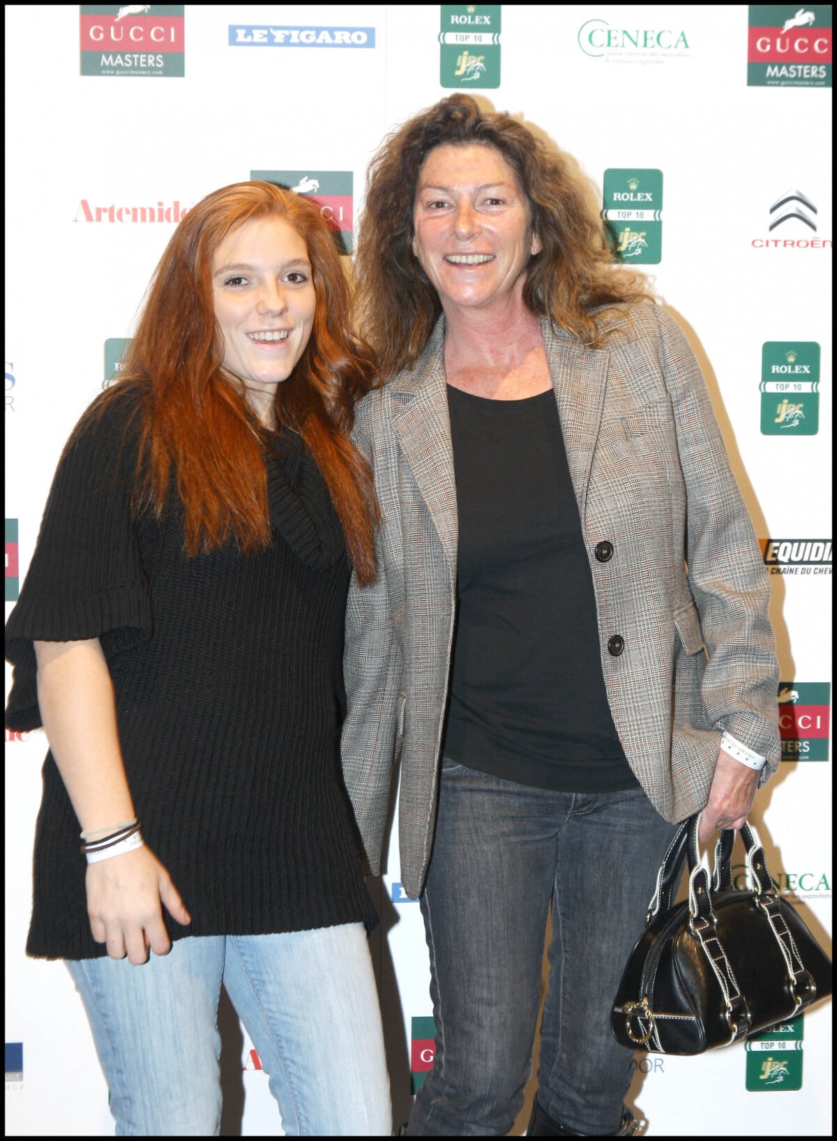 Photo : Florence Arthaud et sa fille Marie. - Purepeople