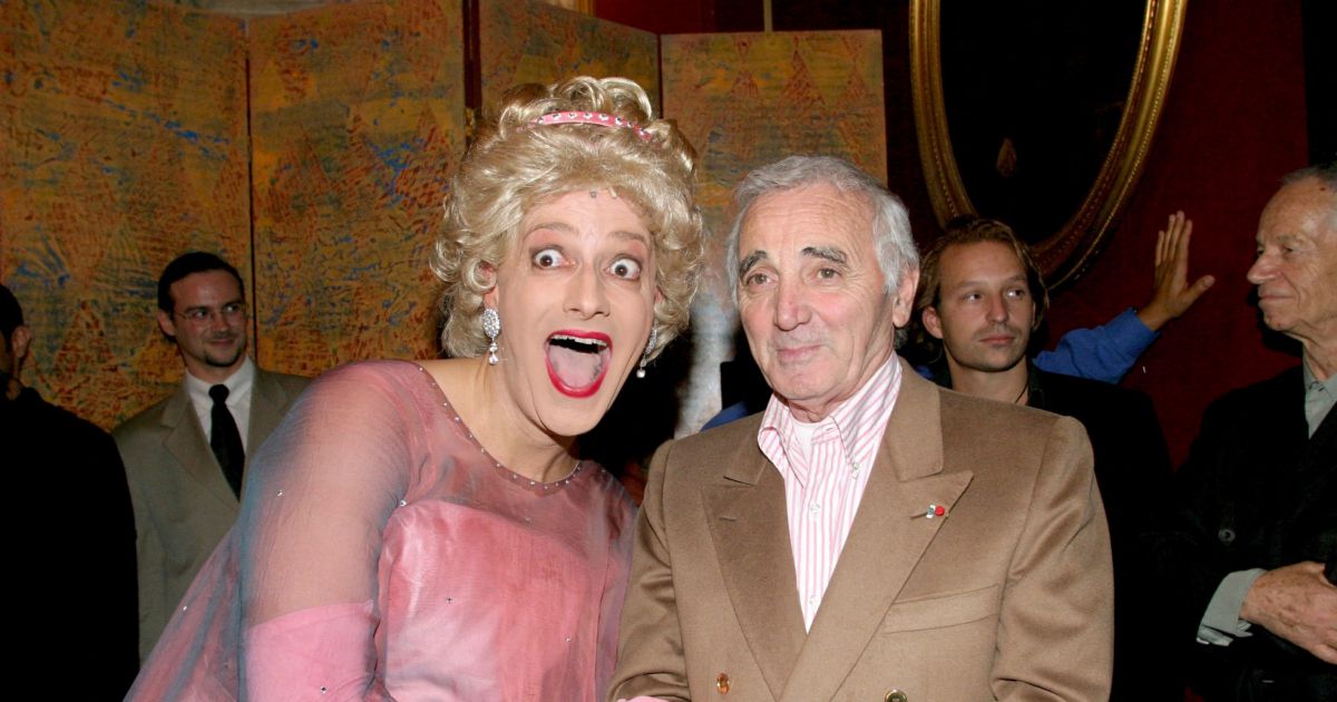 Joseph Gorgoni et Charles Aznavour - Générale de la pièce Marie-Thérèse ...