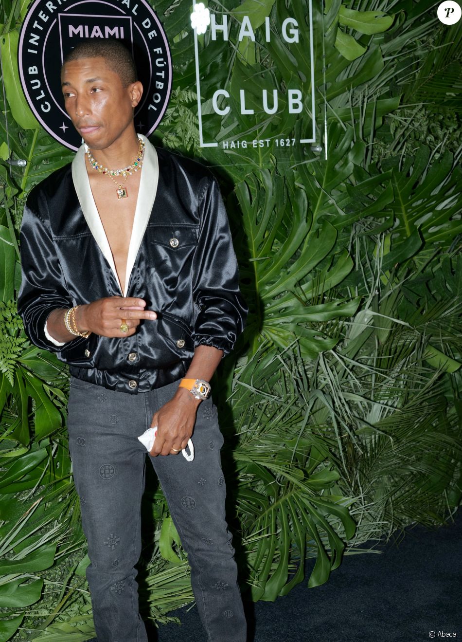 Pharrell Williams assiste à l'inauguration du Goodtime Hotel à Miami ...