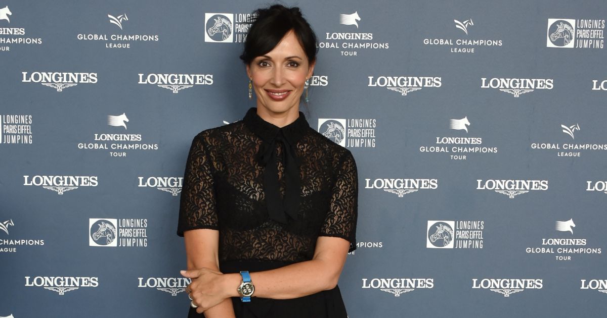 Exclusif - Géraldine Maillet - Photocall lors du Longines Paris Eiffel ...