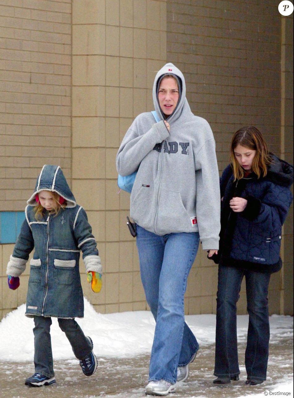 Kim Mathers et sa fille Halle à Détroit. - Purepeople