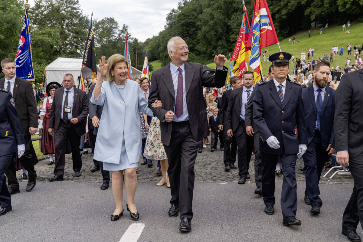Photo : Le prince Hans-Adam II de Liechtenstein, la princesse Marie de ...