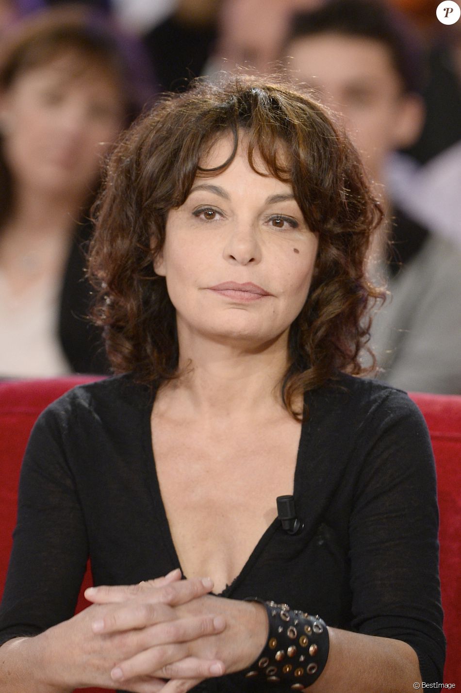 Isabelle Mergault - Enregistrement de l'émission Vivement Dimanche à ...