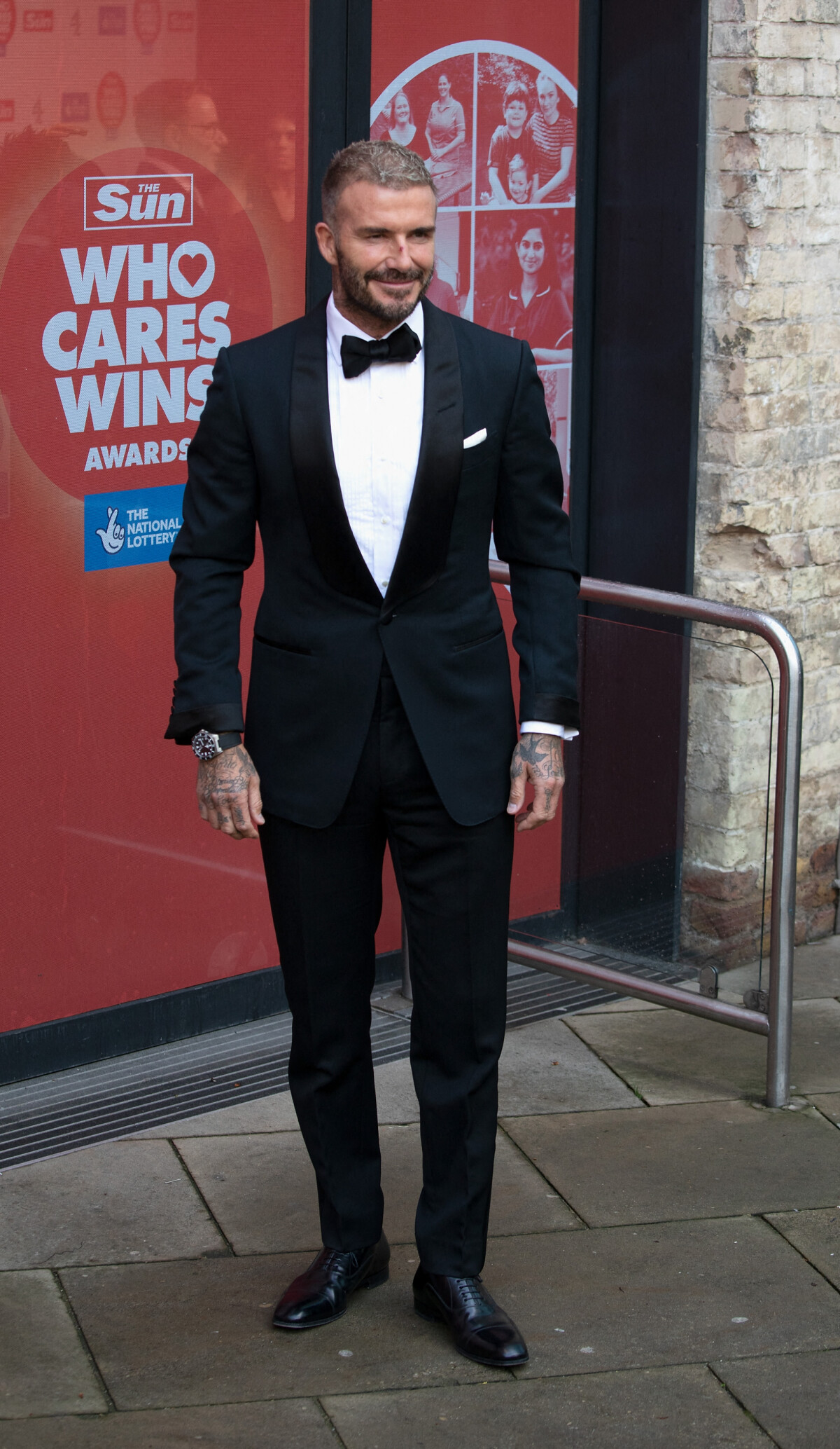 Photo : David Beckham à la soirée des "Sun Who Cares Wins Awards" au ...
