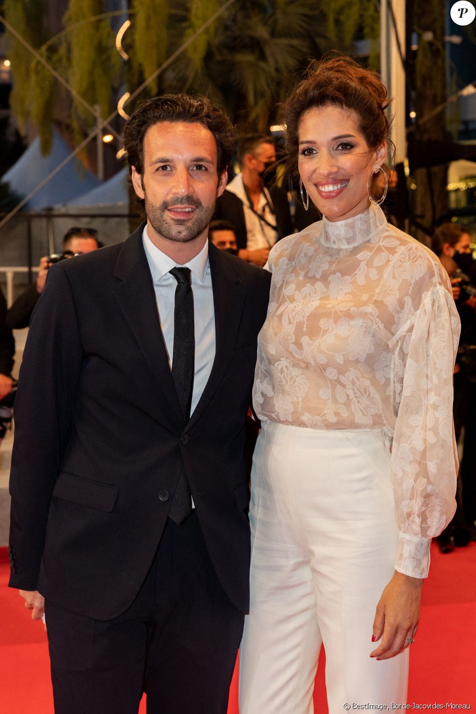 Laurie Cholewa et son mari Greg Levy - Montée des marches du film ...