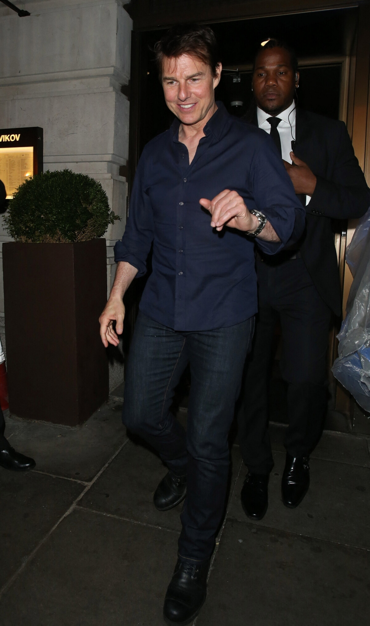 Photo : Tom Cruise est allé diner au restaurant Novikov dans le ...
