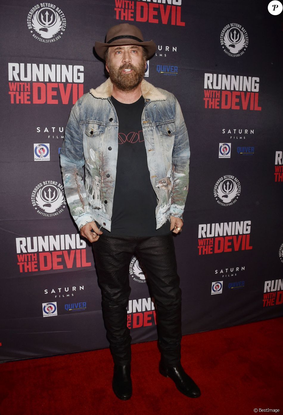 Nicolas Cage - Avant-première du film Running with the Devil à Beverly ...