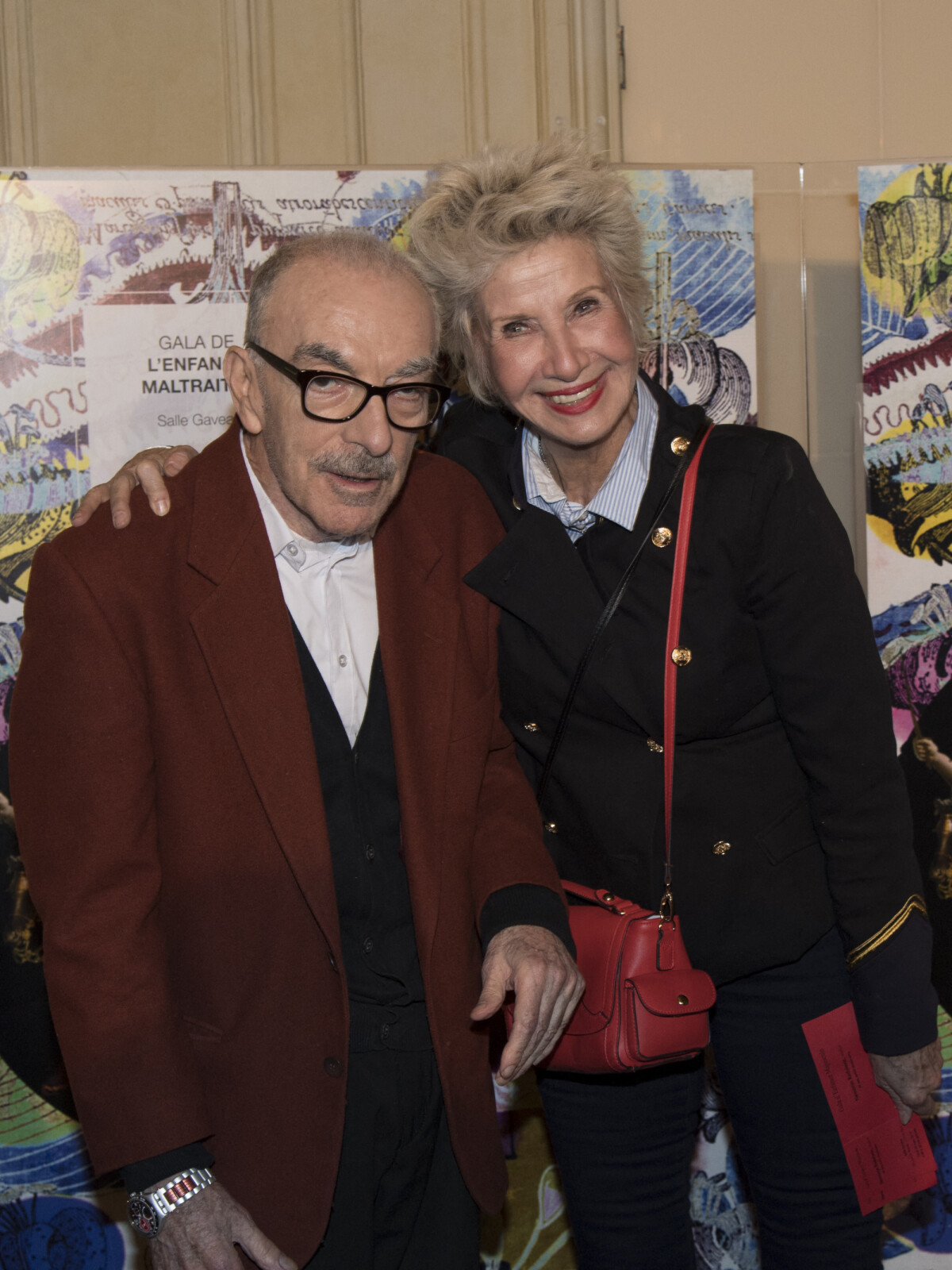 Photo : Danièle Gilbert et son mari Patrick Semana lors du gala d'Enfance Majuscule donné au ...