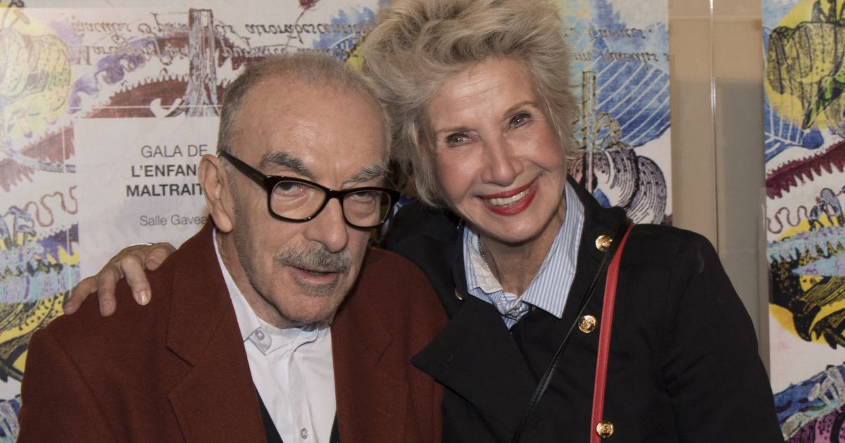 Danièle Gilbert et son mari Patrick Semana lors du gala d'Enfance Majuscule donné au profit de l ...