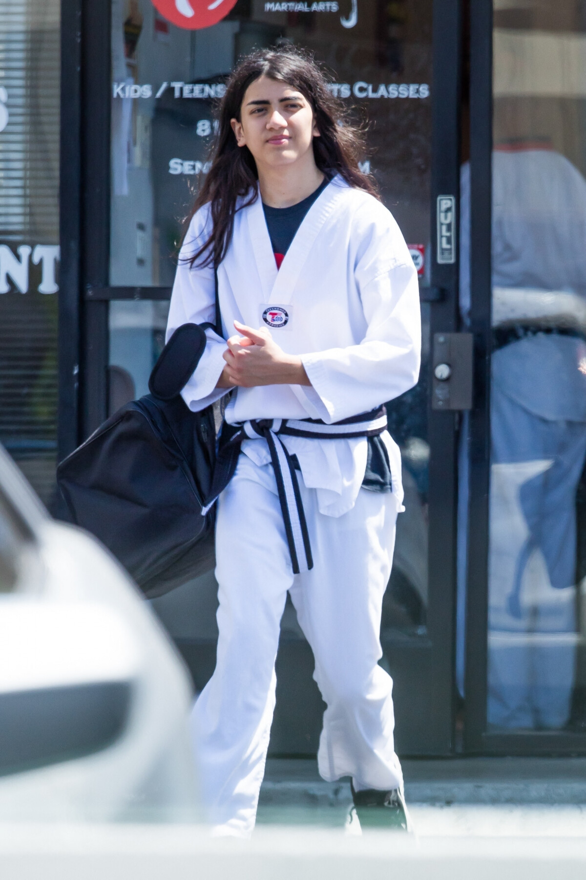 Photo : Exclusif - Blanket Jackson à la sortie de son cours d'arts ...
