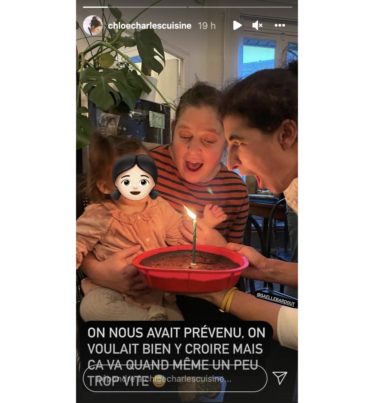 Photo : Chloé Charles (Top Chef) célèbre le premier anniversaire de sa ...