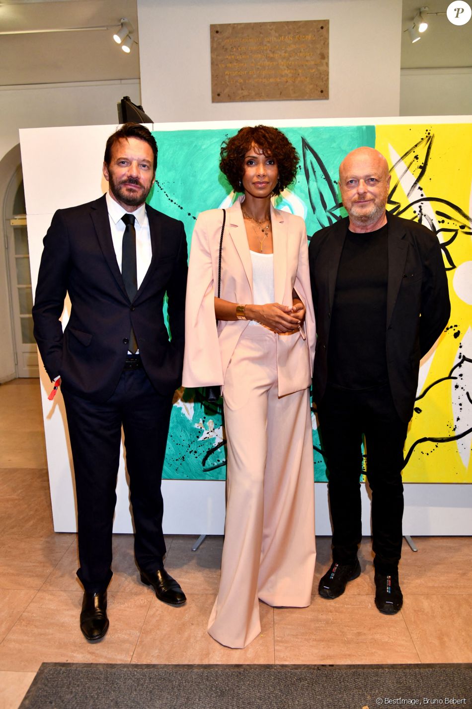 Sonia Rolland, Samuel Le Bihan et Gérard Krawczyk durant la soirée d ...