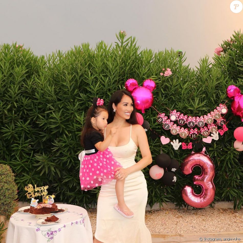 Angie Vu Ha et sa fille Emma-Rose, née de sa relation avec Samuel Le ...