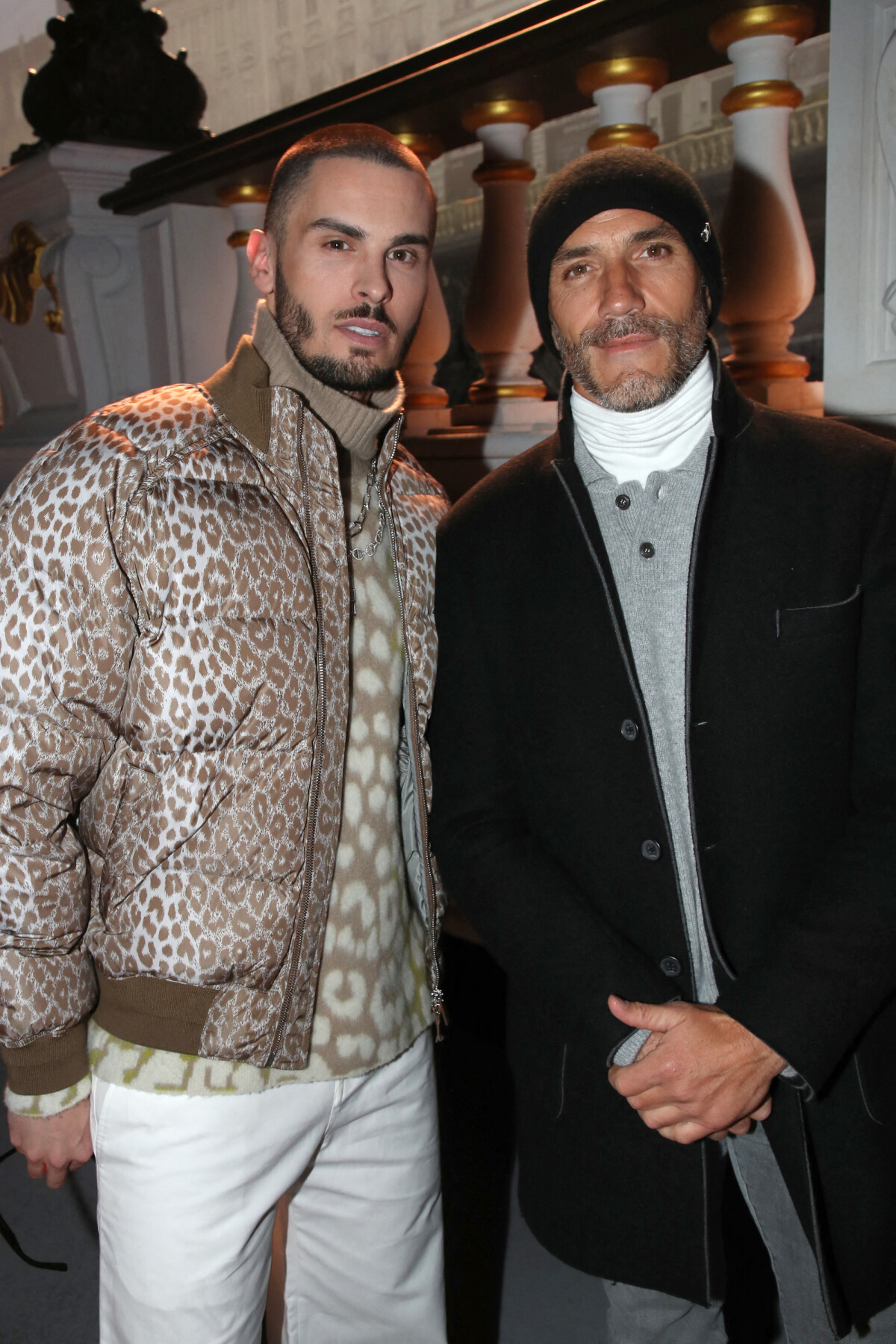 Photo : Baptiste Giabiconi et Sébastien Jondeau - Défilé Hommes Dior ...