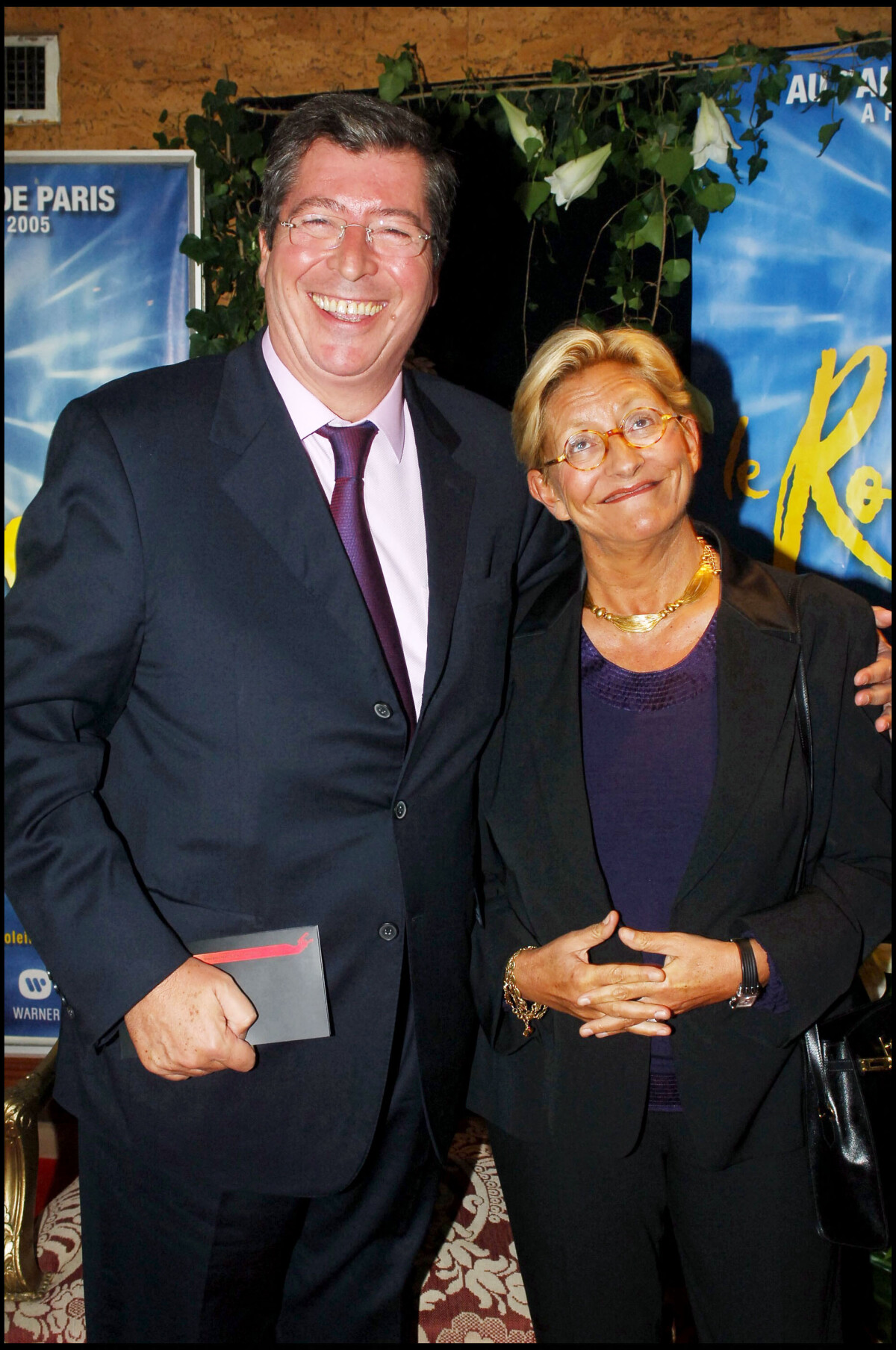 Photo : Patrick et Isabelle Balkany lors de la générale du Roi Soleil ...