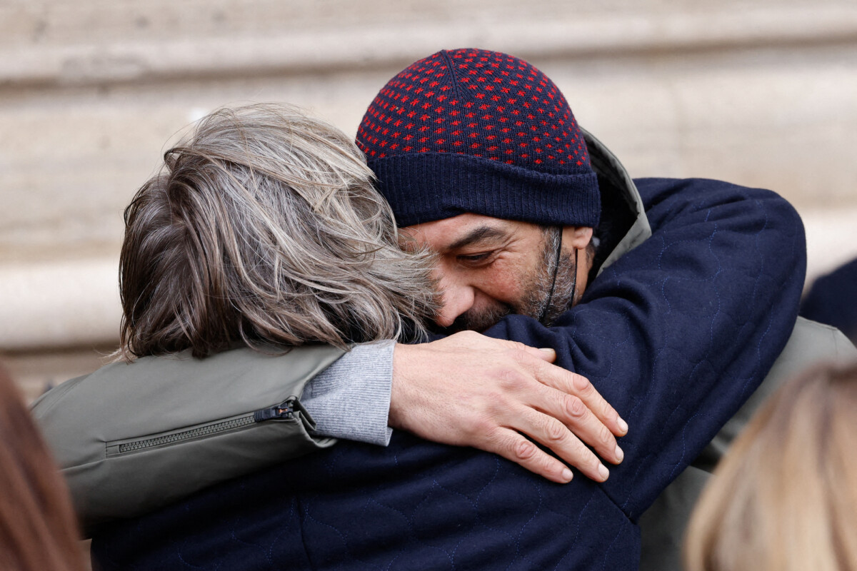 Photo : Ramzy Bedia - Sorties des obsèques (bénédiction) de Gaspard ...