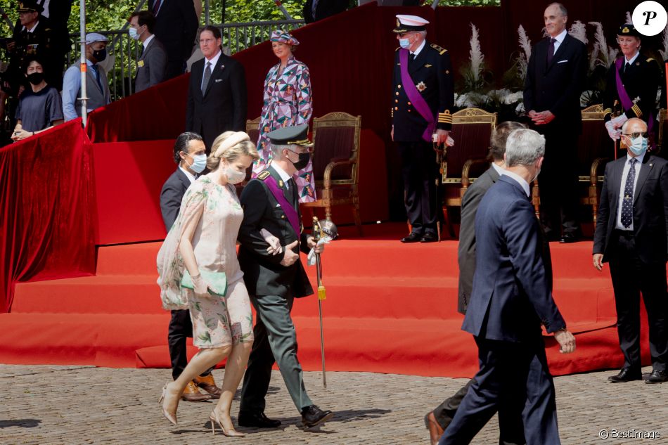 La princesse Delphine de Belgique et son compagnon Jim O'Hare, le roi ...