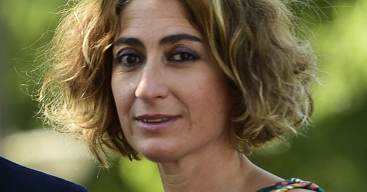 Isabelle Saporta lors de la cérémonie du 75ème anniversaire de la ...