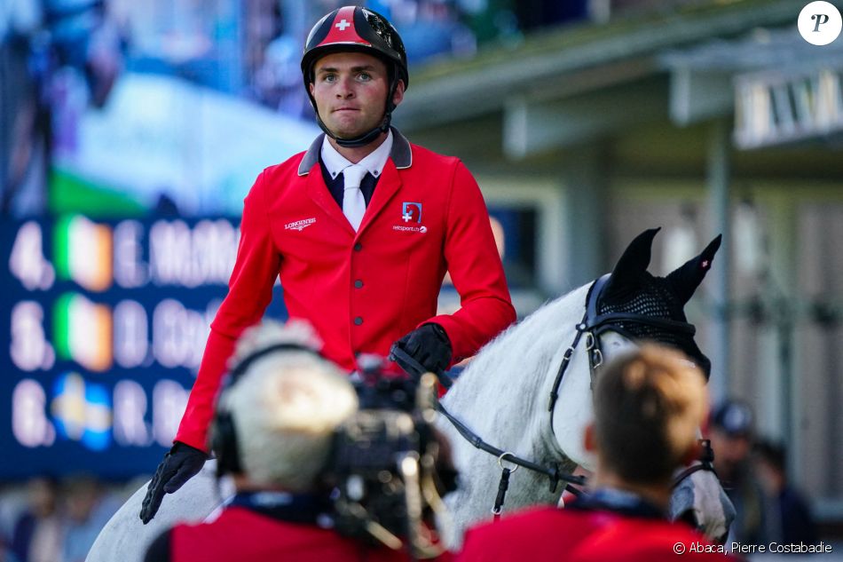 Bryan BALSIGER, cavalier suisse, monte Courage pendant les 5 jours du ...
