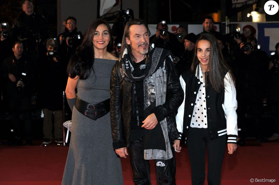 Florent Pagny, sa femme Azucena Pagny et leur fille Ael - 15eme edition ...