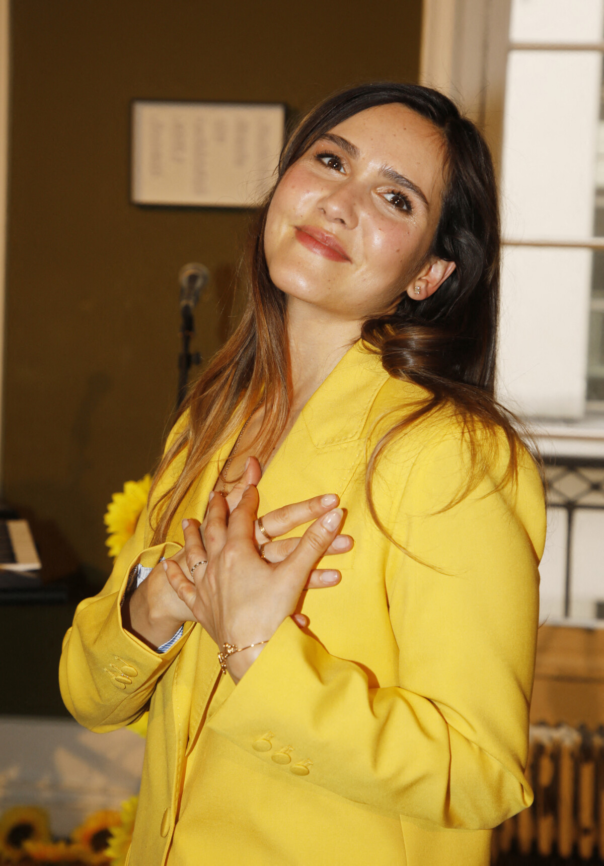 Photo : Exclusif - Joyce Jonathan en showcase à l'Atelier Paulin à ...