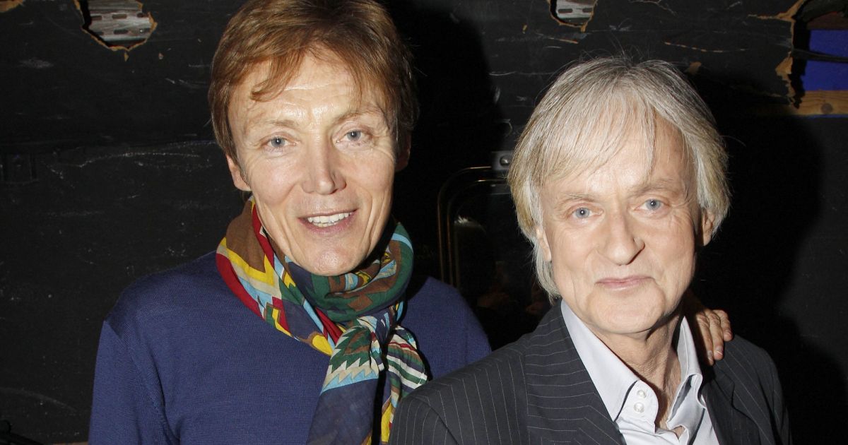 Dave et son mari Patrick Loiseau - Enregistrement de Vivement Dimanche ...