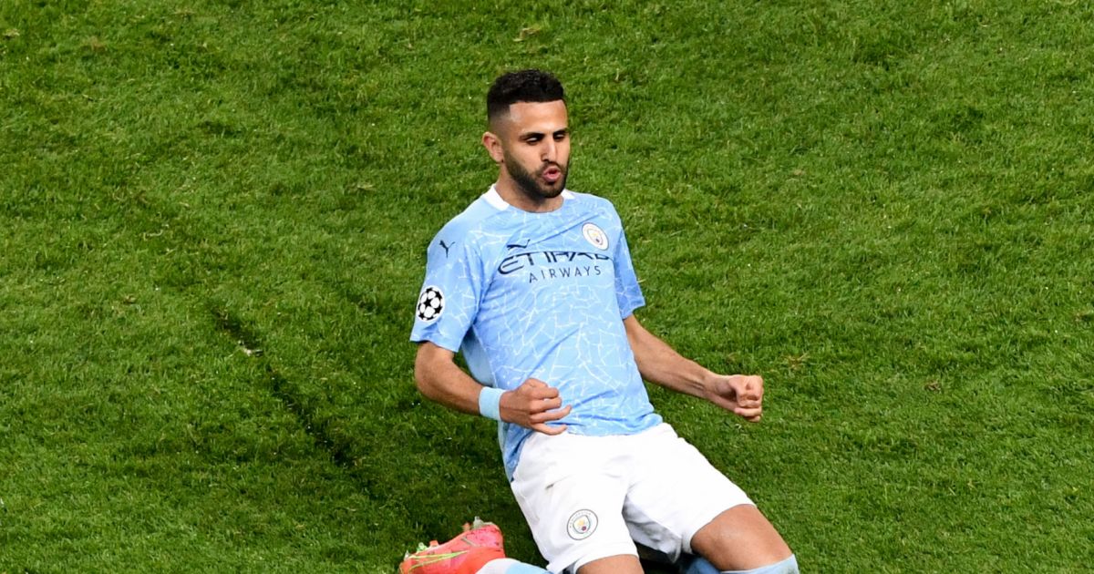 Riyad Mahrez - Manchester City bat le PSG (2 - 1) en manche aller de la ...