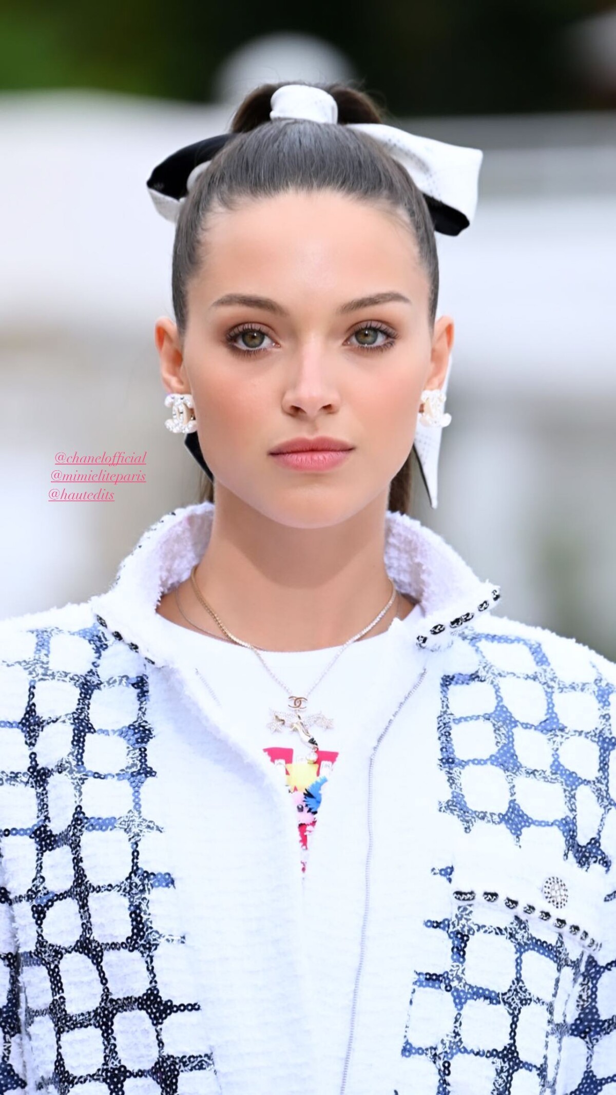 Photo : Jenaye Noah, magnifique mannequin pour Chanel @ Instagram ...