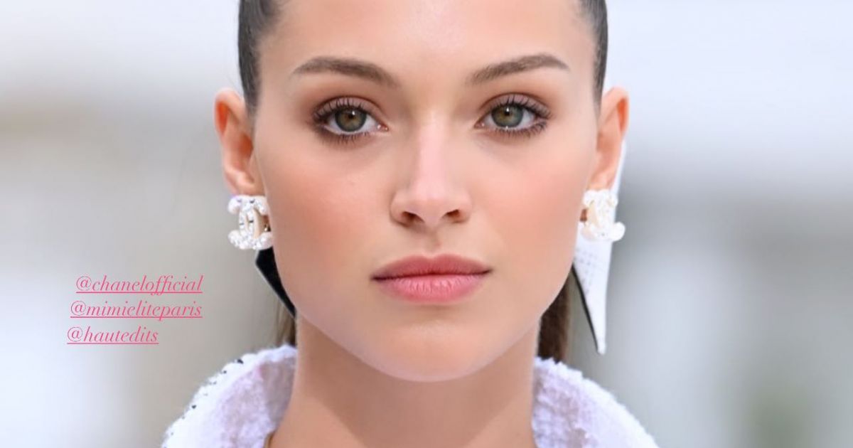 Jenaye Noah, magnifique mannequin pour Chanel @ Instagram / Jenaye Noah ...