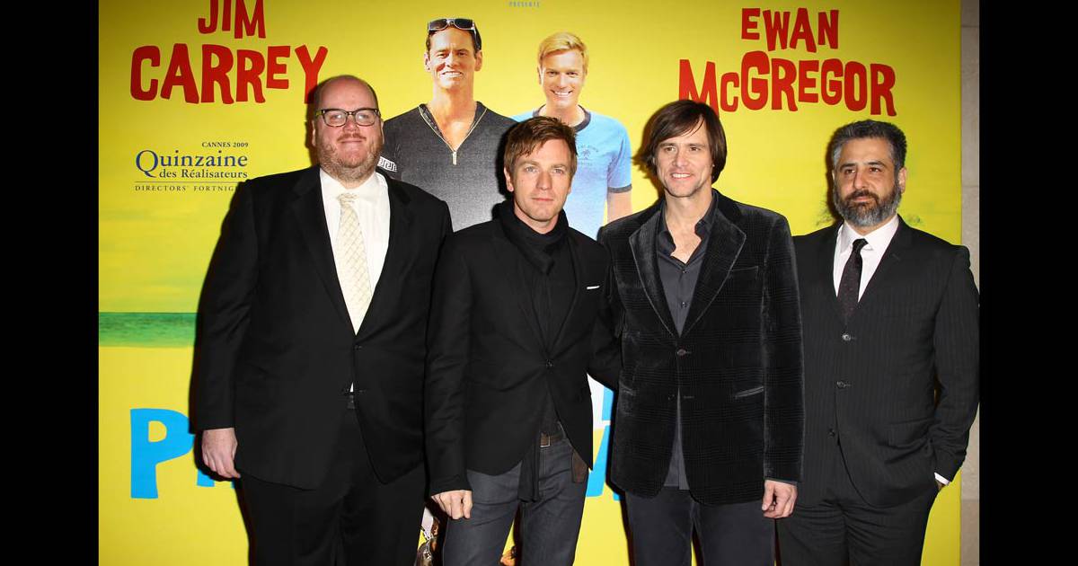 Ewan McGregor, Jim Carrey et leurs deux réalisateurs, à l'occasion de l ...