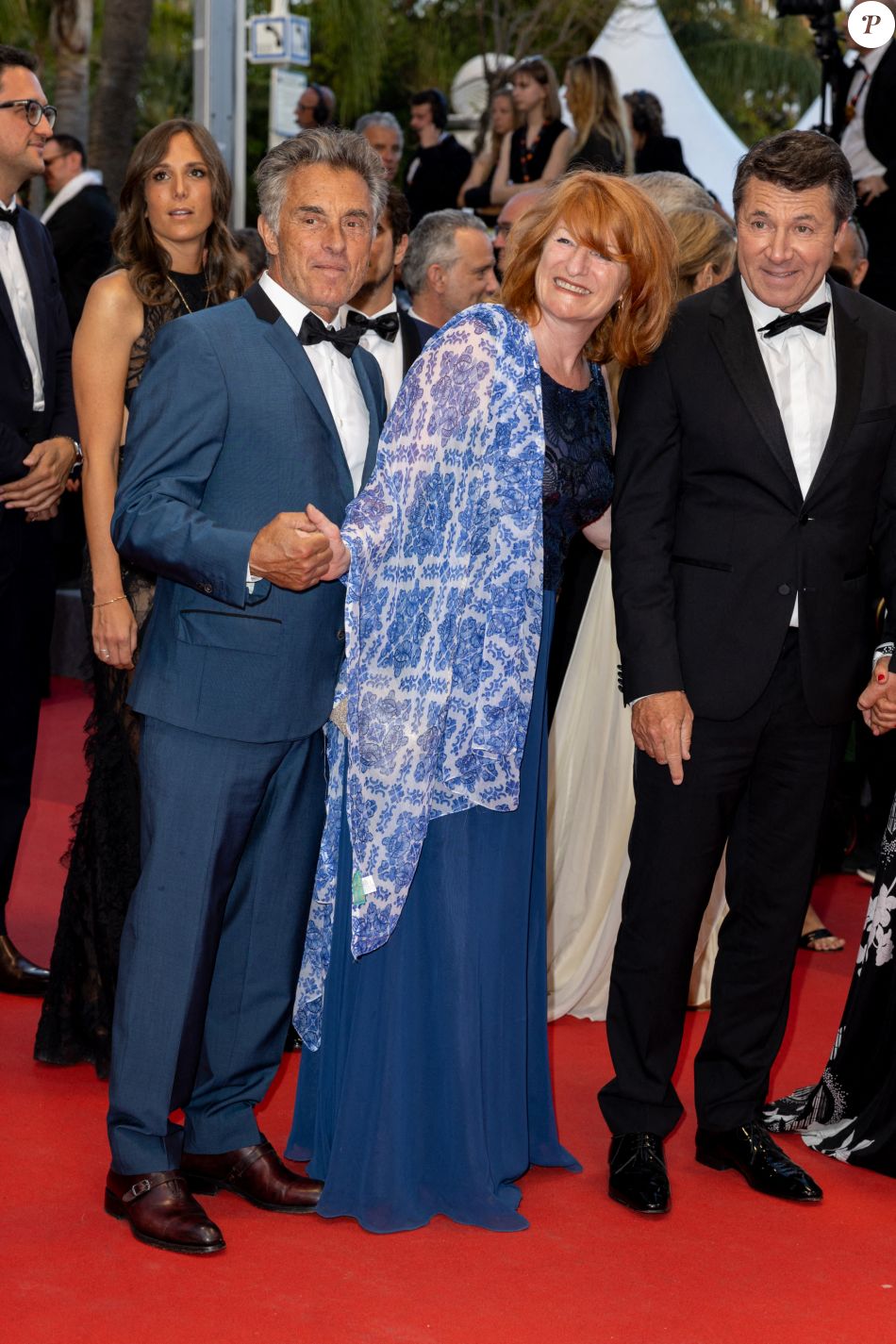 Gérard Holtz et sa femme Muriel Mayette-Holtz, Christian Estrosi ...
