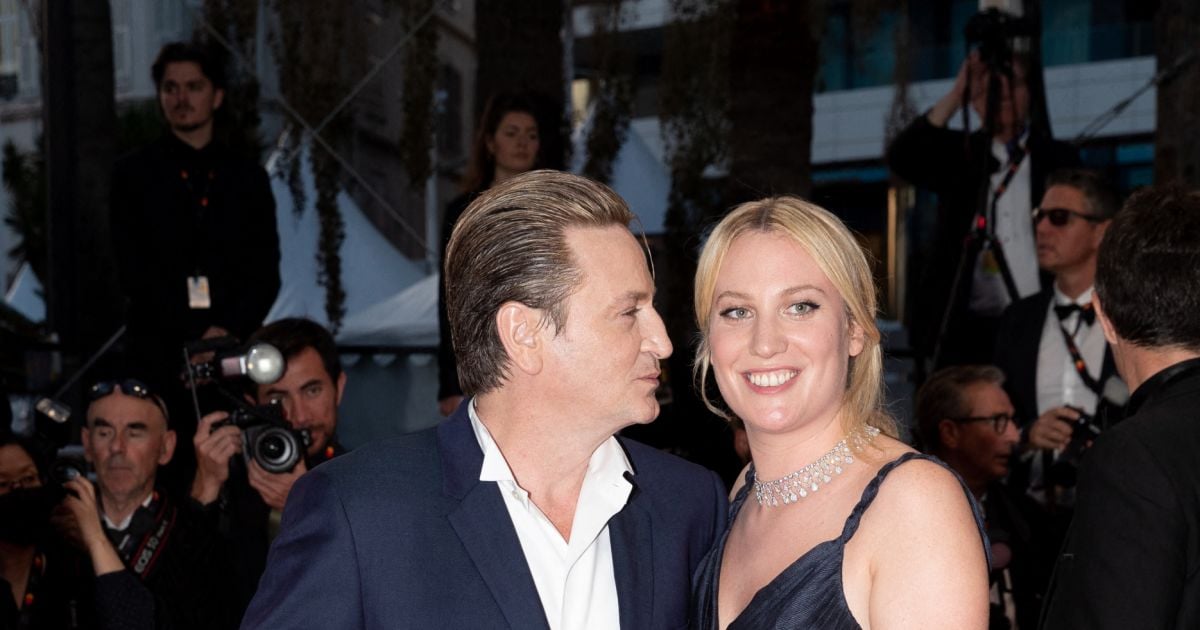 Benoit Magimel et sa femme Margot Pelletier - Montée des marches du ...