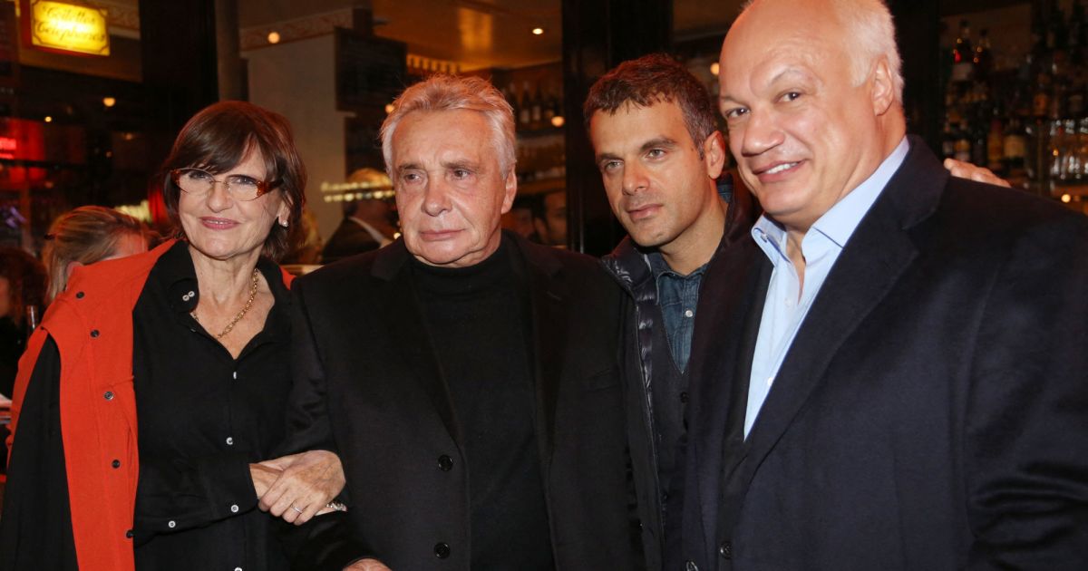 Michel Sardou et sa femme Anne-Marie Perier, Steve Suissa et Eric ...