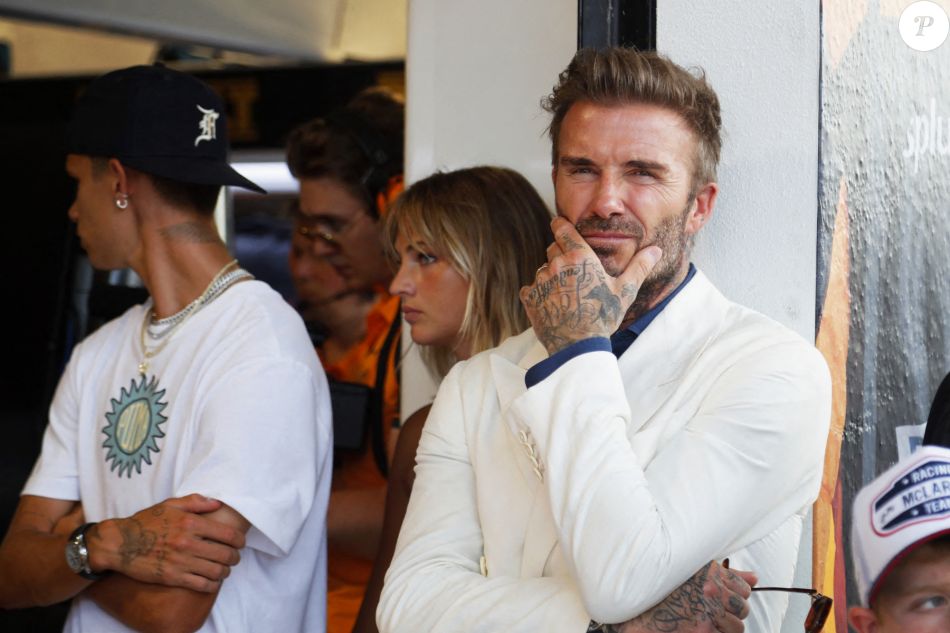 David Beckham lors du Grand Prix de Formule 1 (F1) de Miami. - Purepeople