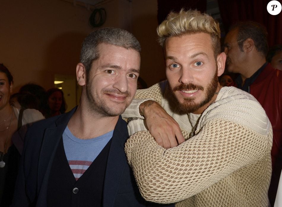 Le chanteur Grégoire et Matt Pokora (M. Pokora) - People assistent au ...