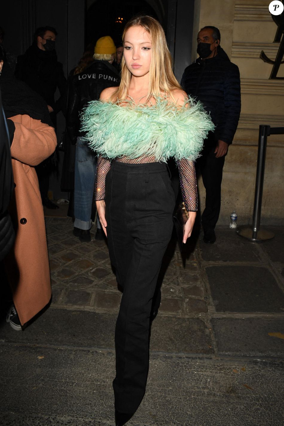 Lila Grace Moss-Hack - People à la soirée YSL lors de la fashion week ...