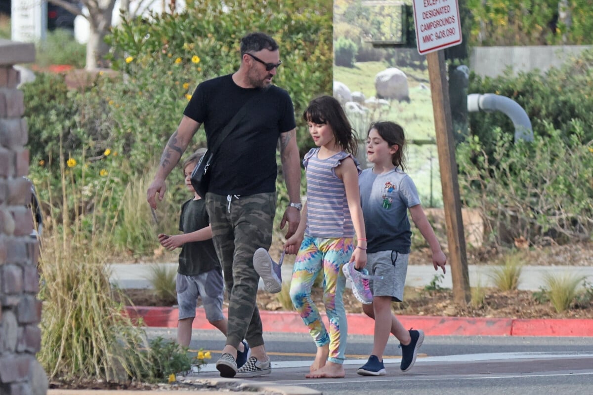 Photo : Brian Austin Green se balade avec ses enfants, Bodhi Ransom ...
