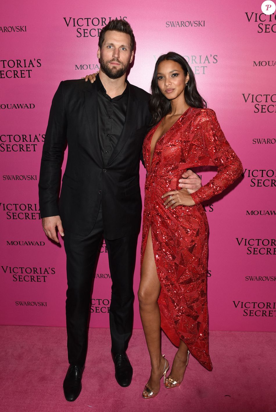 Lais Ribeiro et son compagnon Jared Homan à l'After Party du défilé de ...