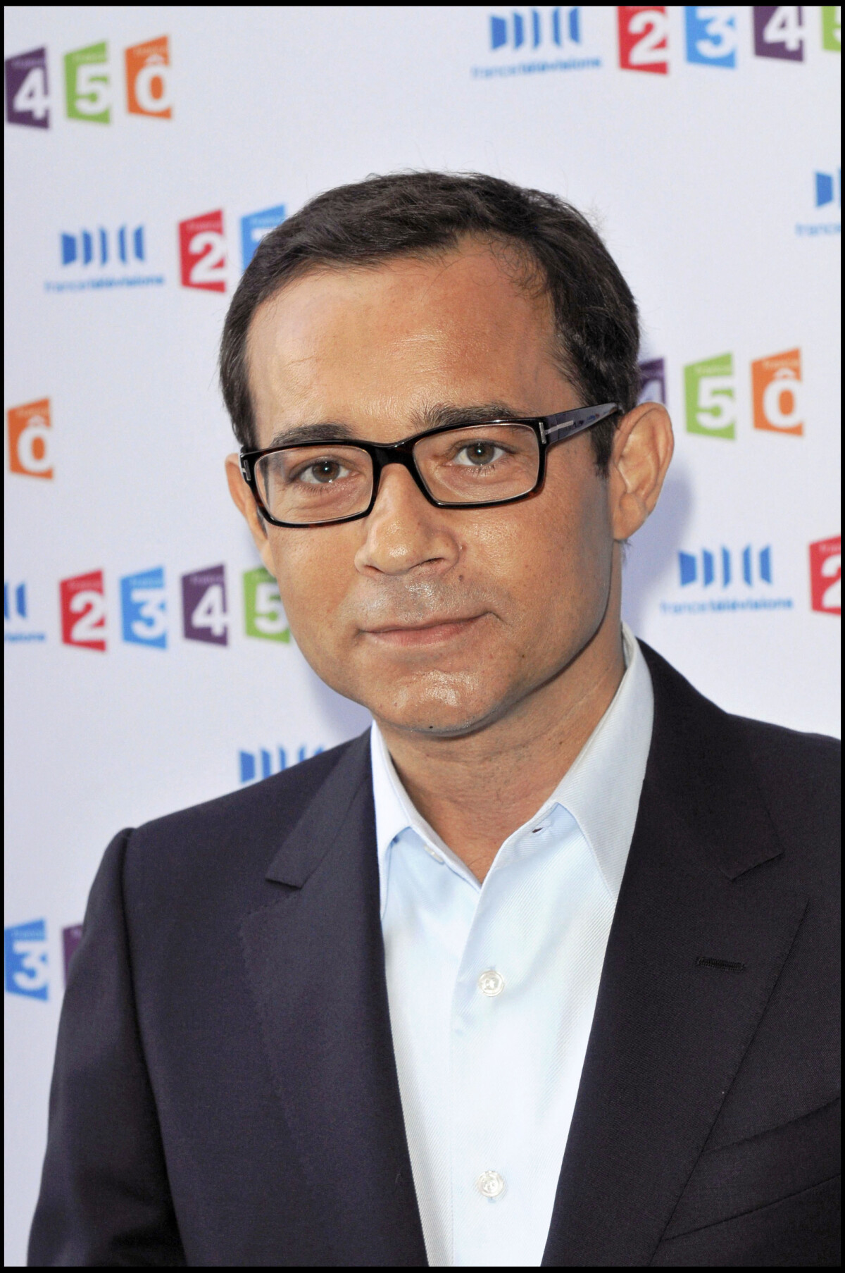 Photo : Jean-Luc Delarue à la conférence de presse de France ...