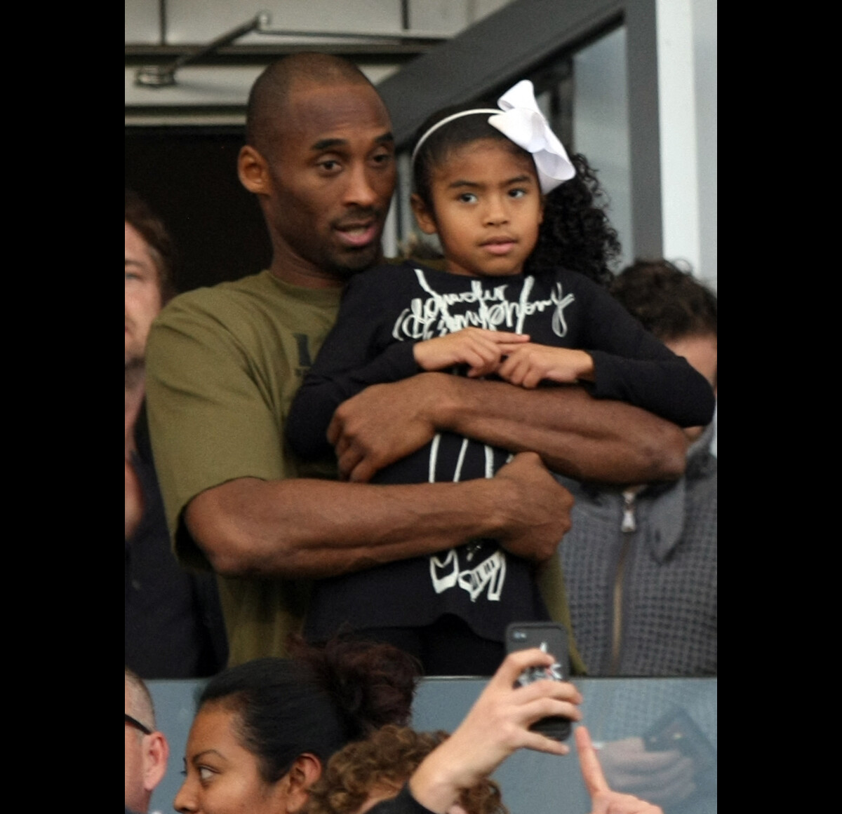 Photo : Kobe Bryant et sa fille - USA le 1er Decembre 2012. - Purepeople
