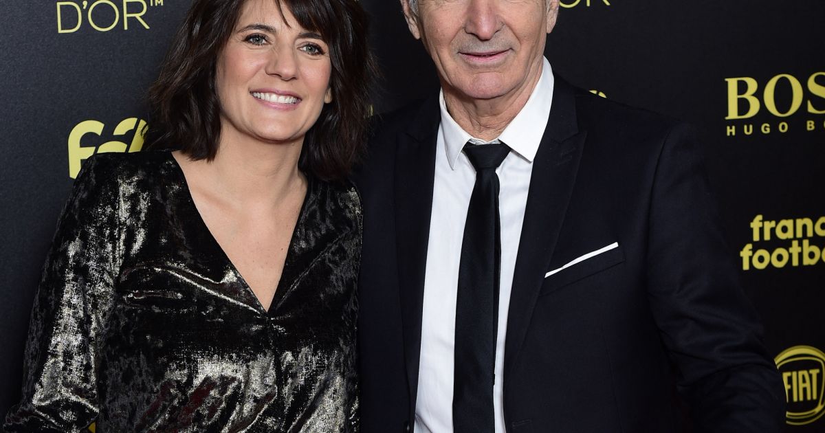 Estelle Denis et son compagnon Raymond Domenech - Cérémonie du Ballon d ...