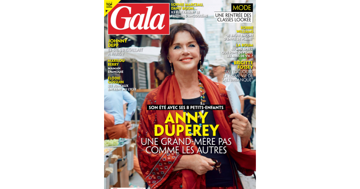 Nouvelle couverture du magazine Gala paru le 1er septembre 2022 ...