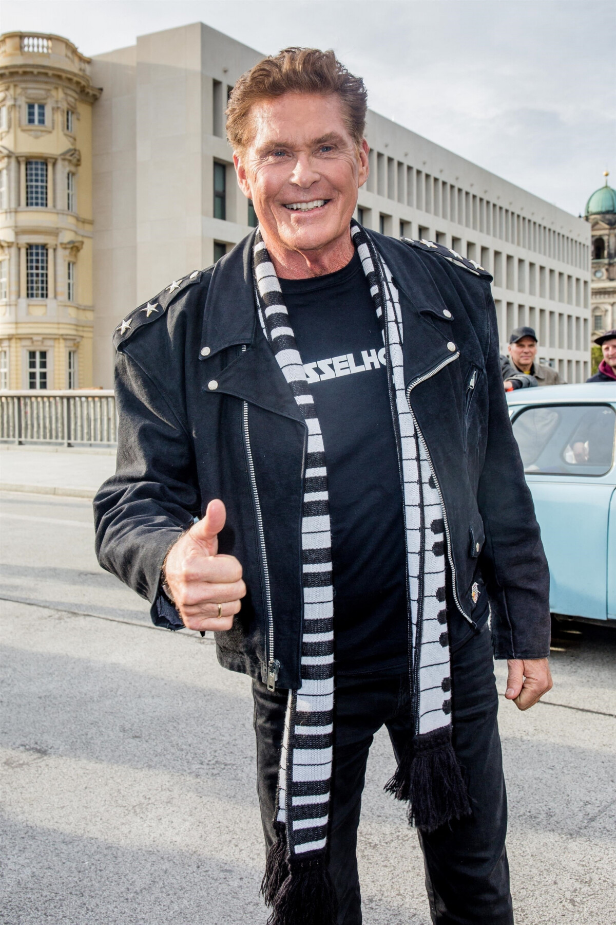 Photo : David Hasselhoff lors des 30 ans de la réunification allemande ...