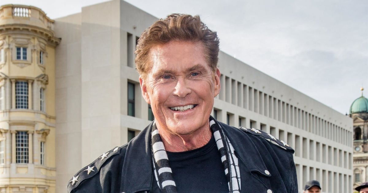 David Hasselhoff lors des 30 ans de la réunification allemande à Berlin ...