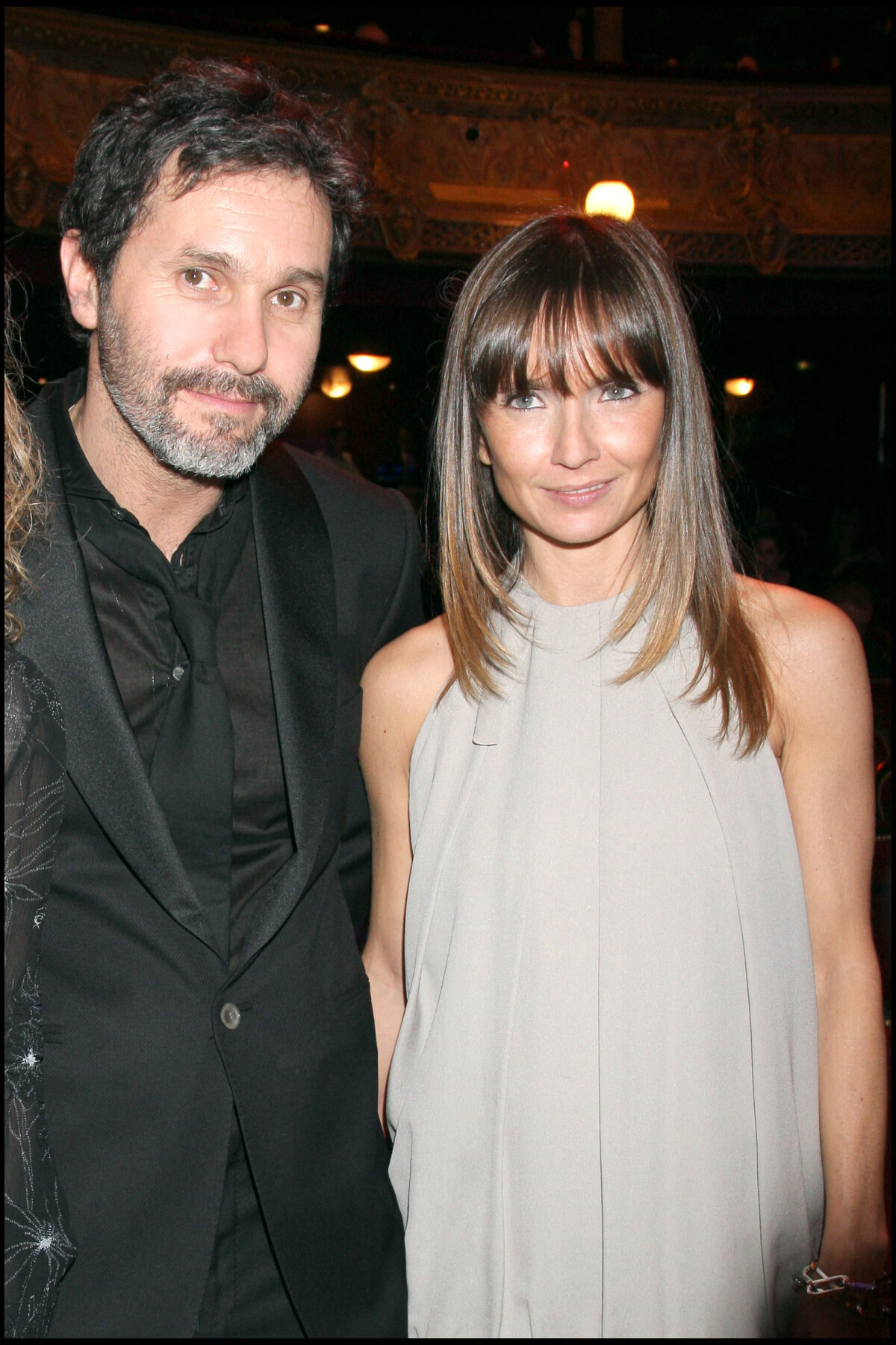 Photo : Serge Hazanavicius et Axelle Laffont - 33e cérémonie des César ...